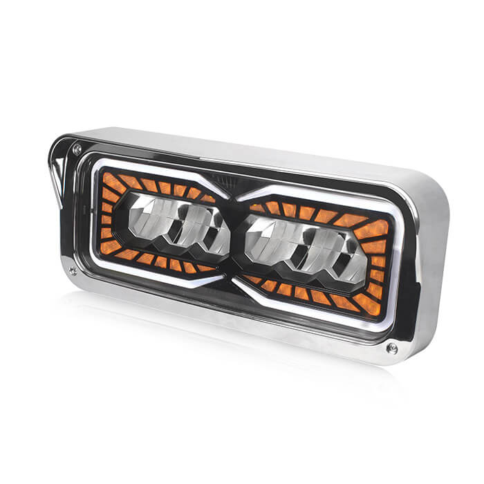 Peterbilt 379 Headlight Assembly Halo Running Light JG-HPC1001 ...