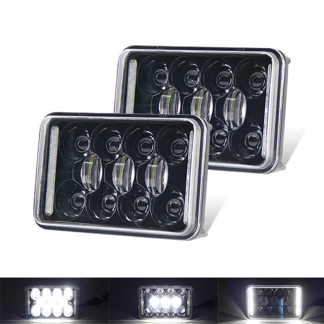 China rectangle led headlights manufacturers, rectangle led headlights ...
