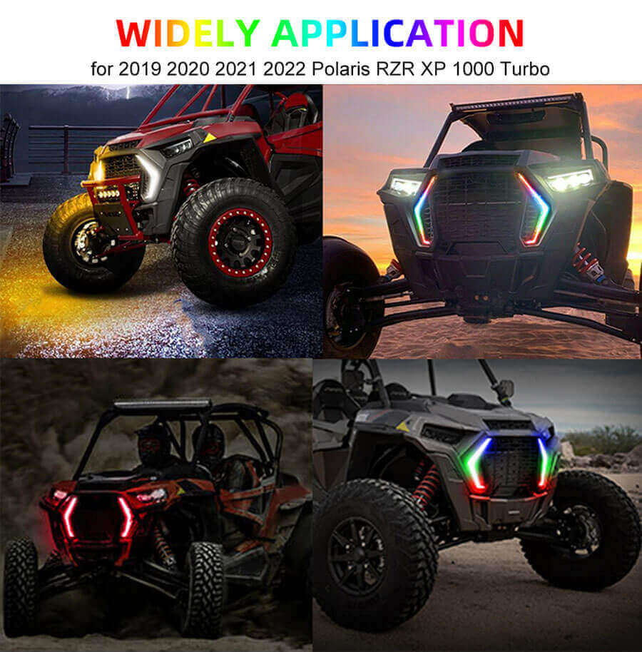 Polaris RZR RGB Fang Lights JG-RZR-P1 Supplier from China Auto Lighting ...